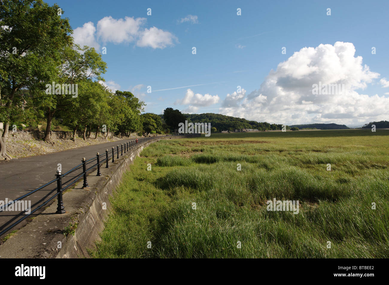 Promenade at Grange-over-Sands, Cumbria, England, UK Stock Photo - Alamy