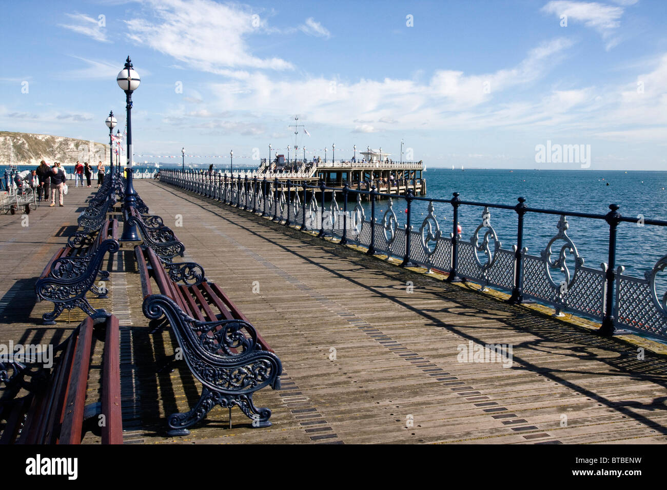 Swanage Pier, Dorset, UK Stock Photo - Alamy
