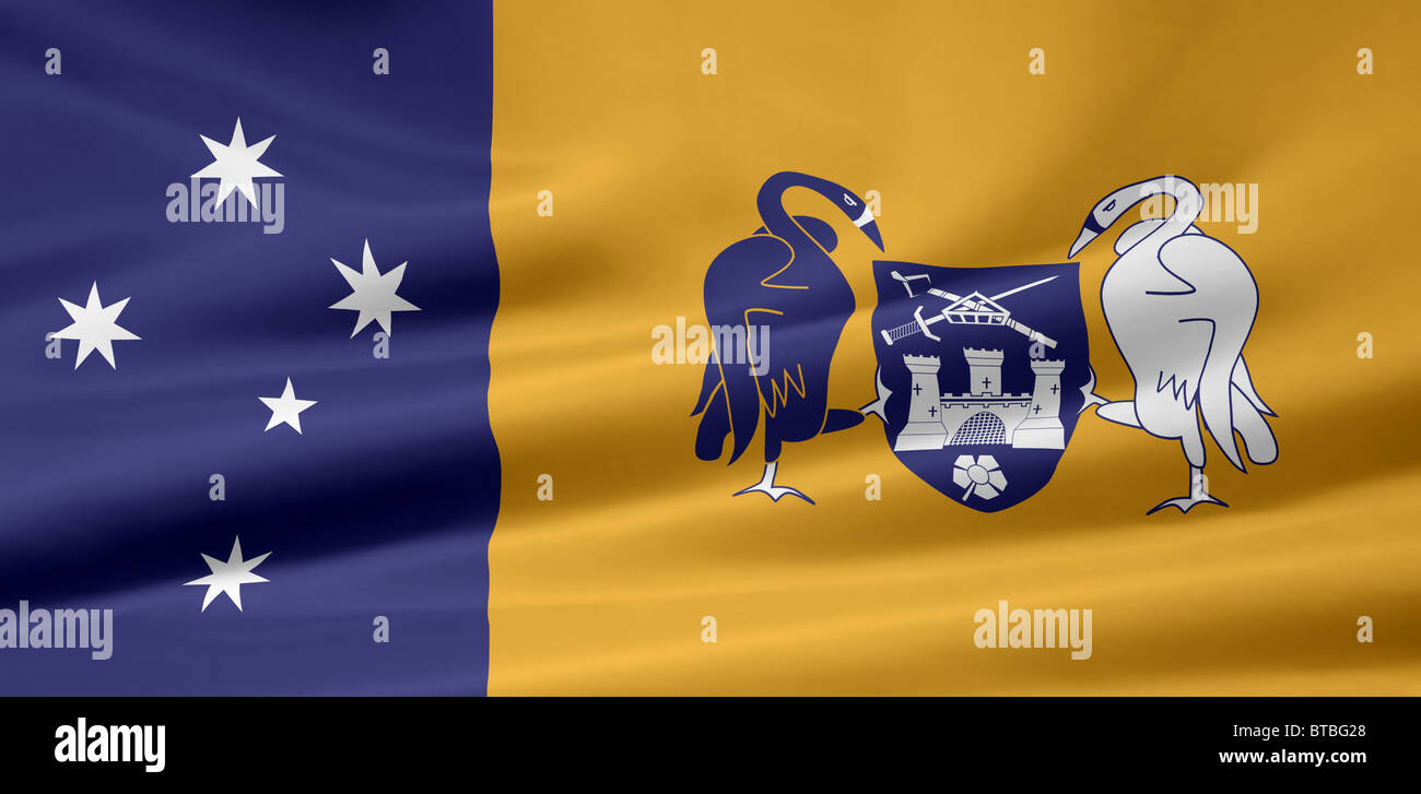 Large flag of the Australian Capital Territory Stock Photo - Alamy