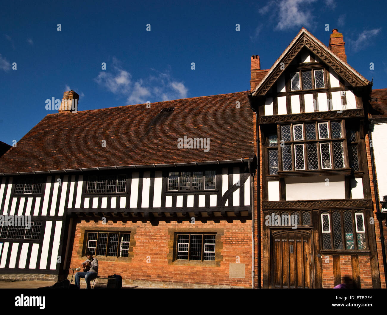 Shakespeare,s birthplace busking the-old-town, Stratford-upon-Avon ...