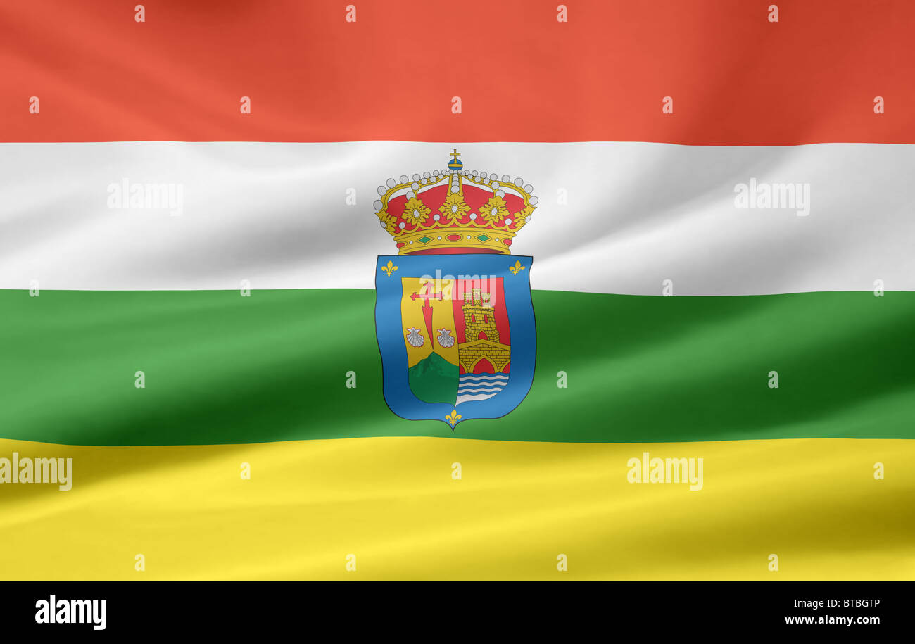 Flag of the region of la rioja hi-res stock photography and images - Alamy