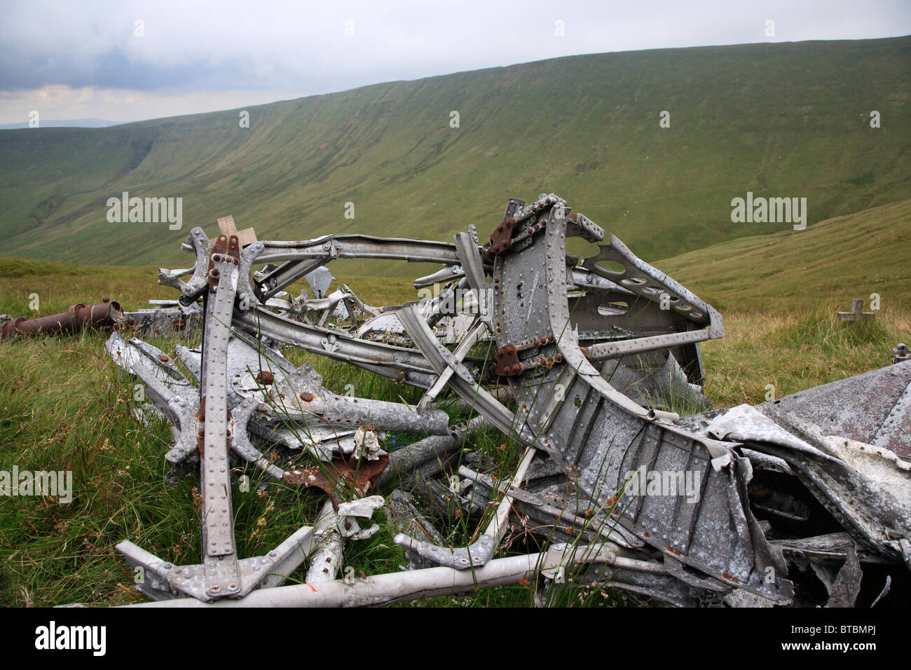 Wellington Crash Site Beacons Wales High Resolution Stock Photography ...