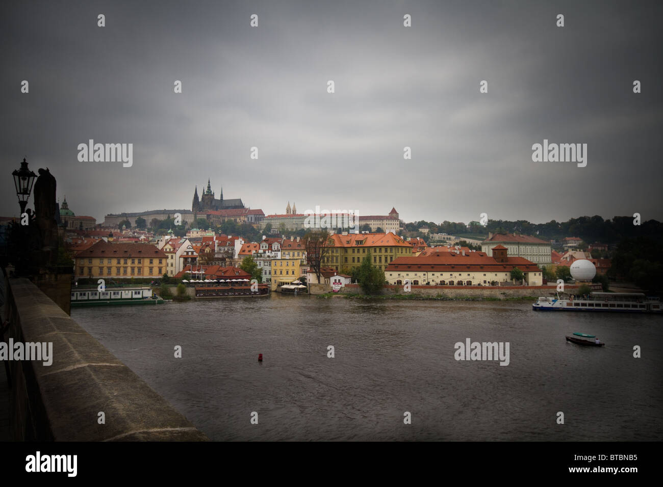 By the River in Prague Czech republic Stock Photo - Alamy