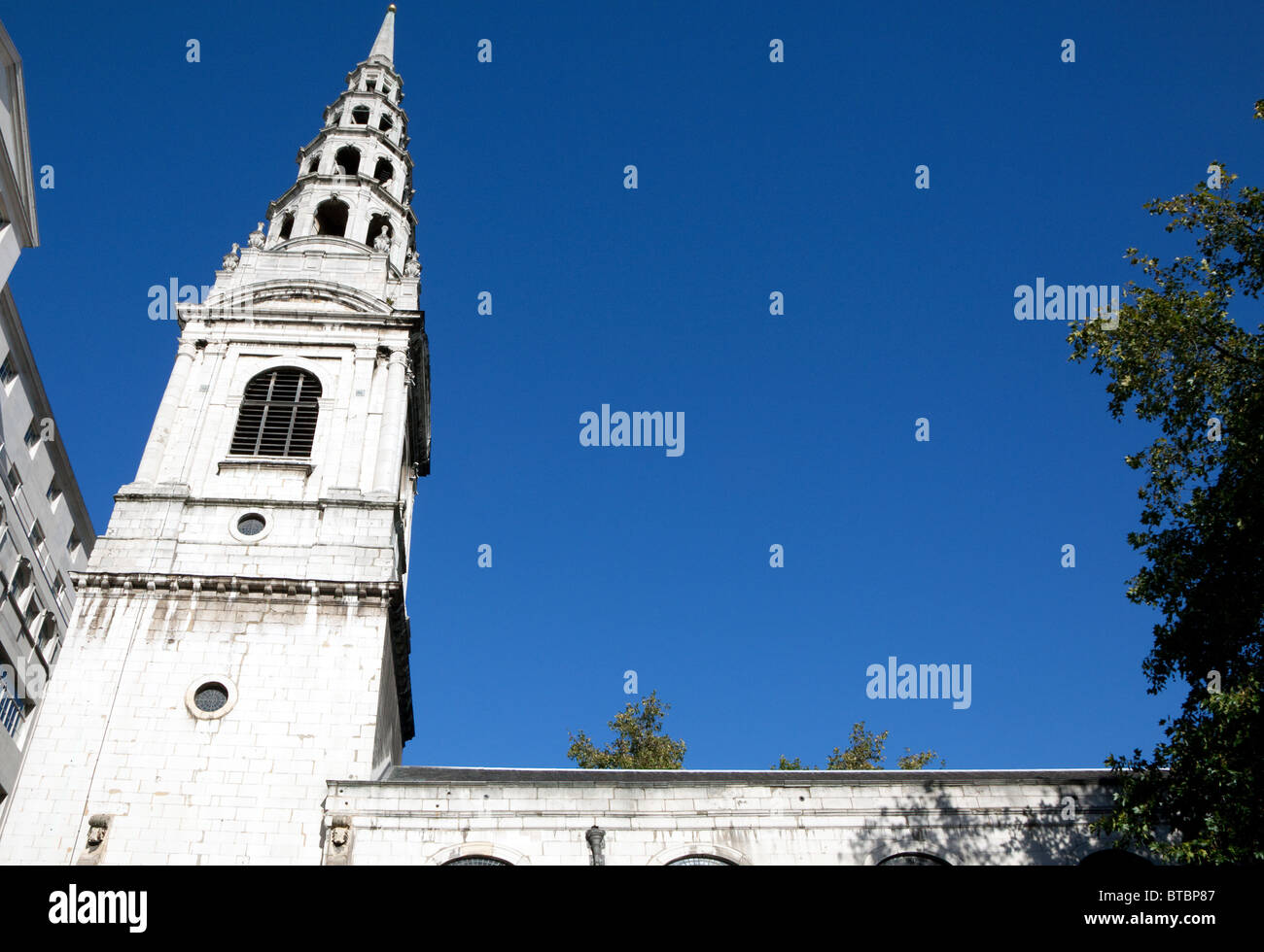 St Bride church, Fleet Street, London Stock Photo - Alamy