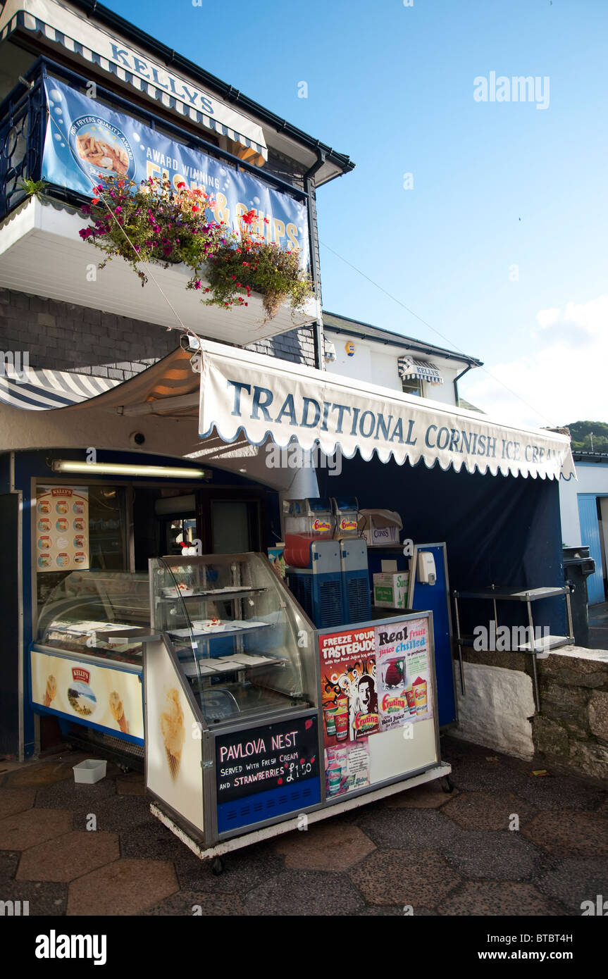 Ice cream shop looe hi-res stock photography and images - Alamy