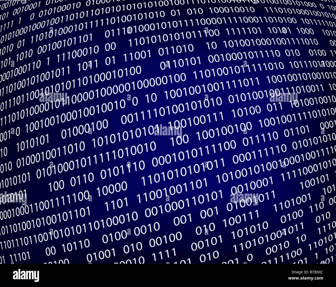 Background illustration of binary code Stock Photo - Alamy