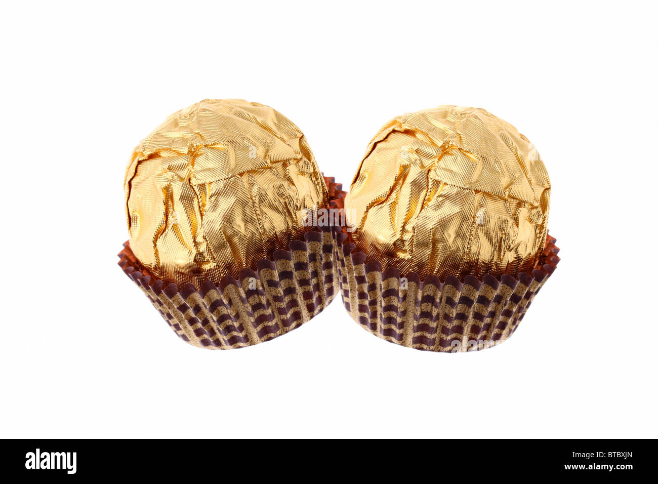 Two luxury chocolate bonbon hi-res stock photography and images - Alamy