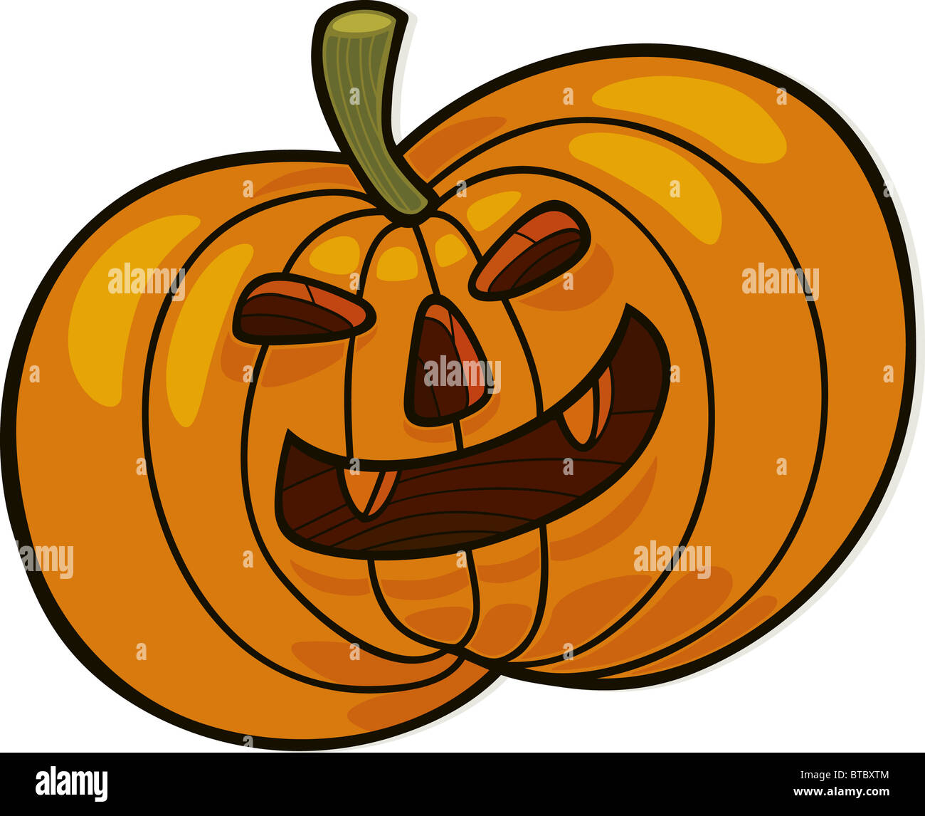 Halloween pumpkin cartoon hi-res stock photography and images - Alamy