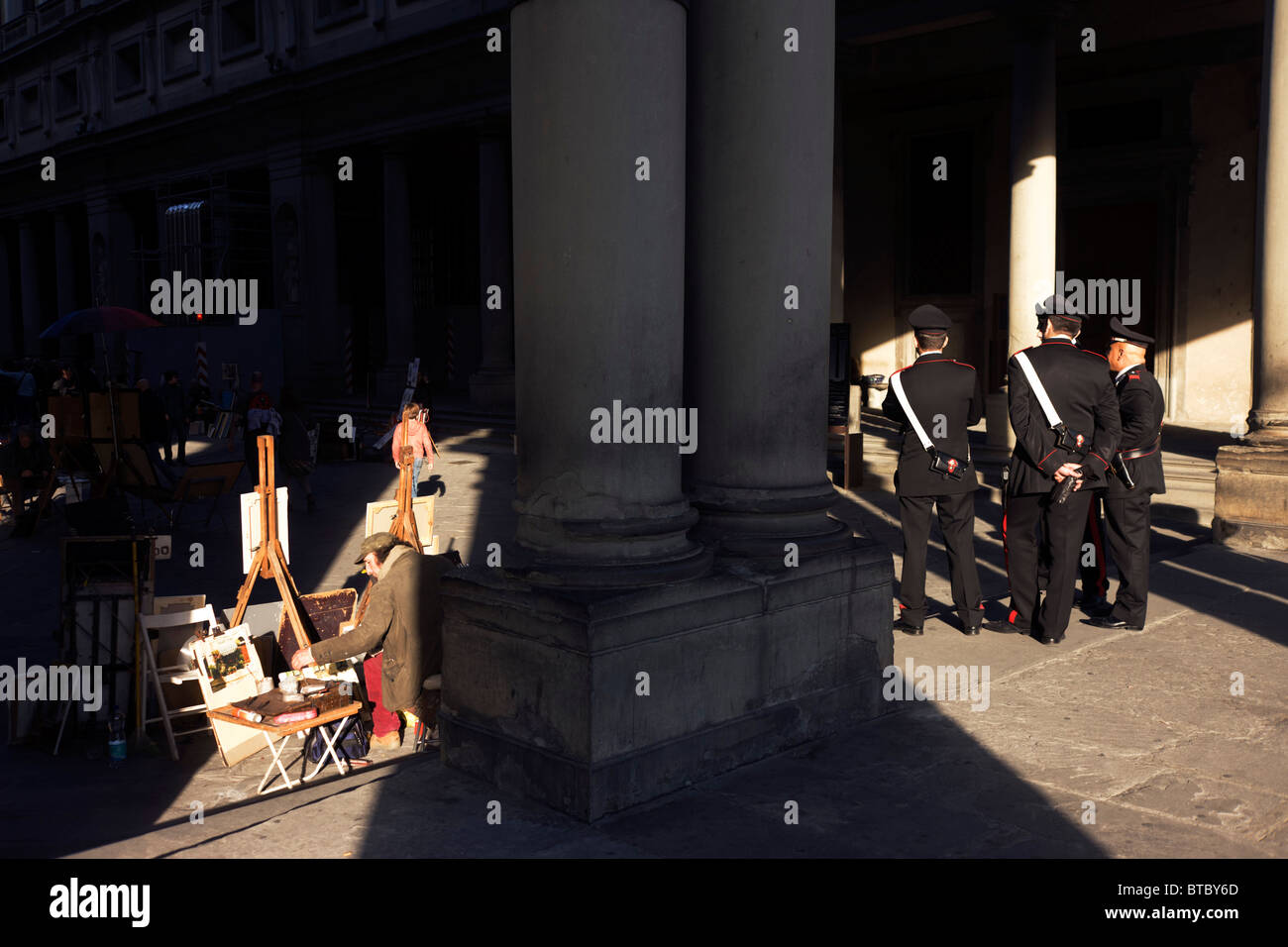 Police officers patrol medieval hi-res stock photography and images - Alamy
