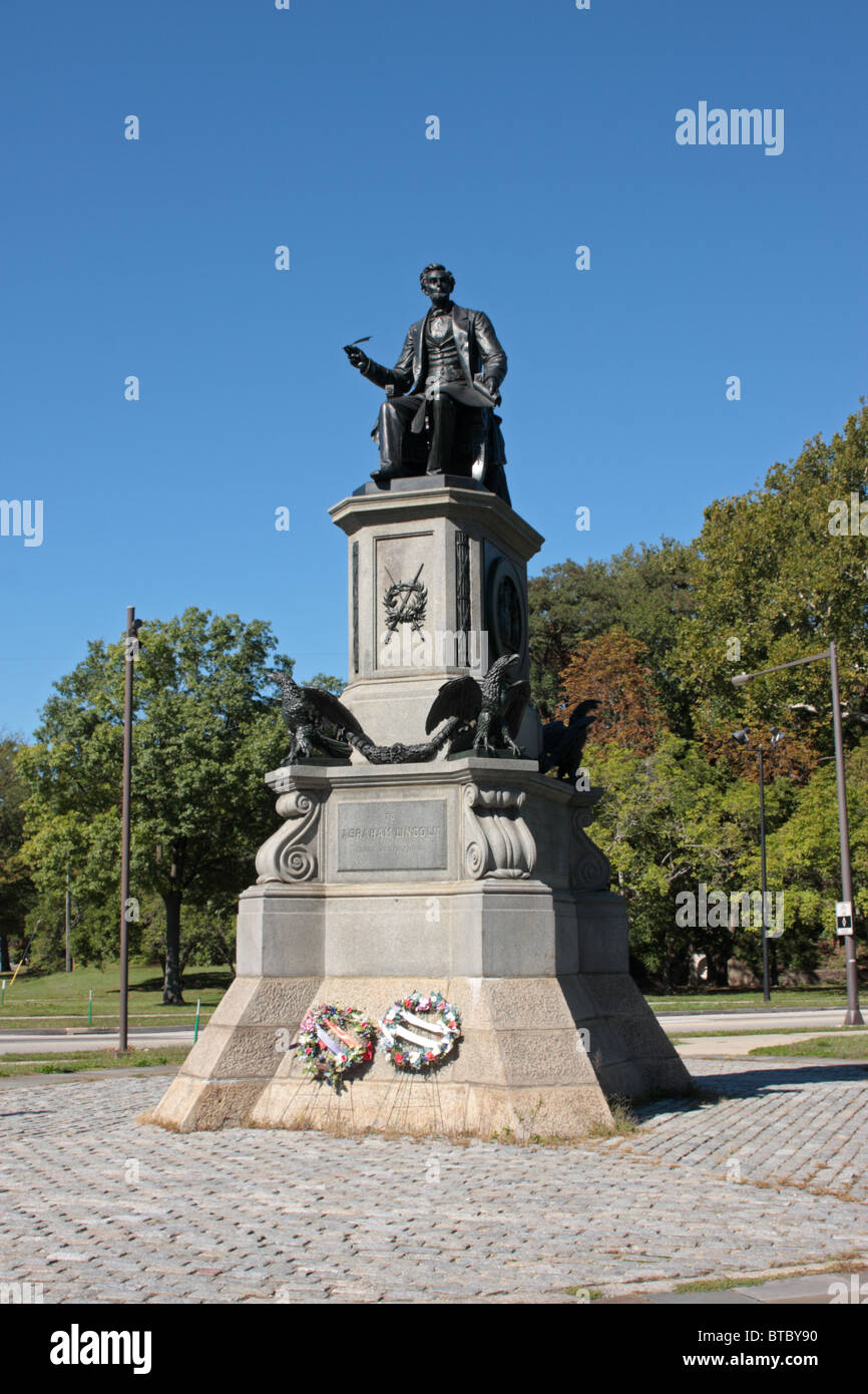 Randolph Rogers sculpture of Abraham Lincoln Kelly Drive Philadelphia ...