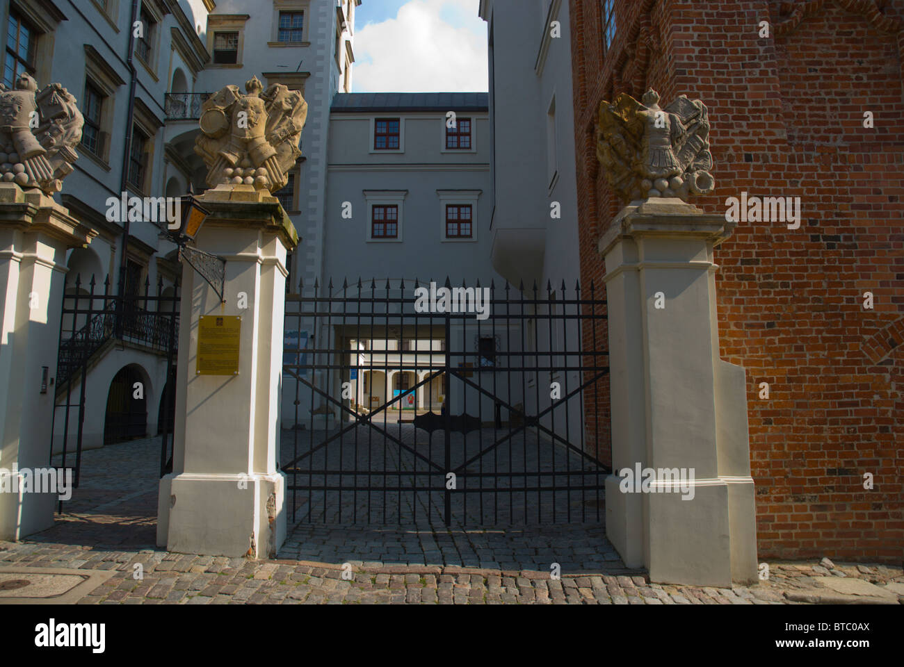 Baroque castle gate of Castle of Pomeranian Dukes in Szczecin Pomerania ...