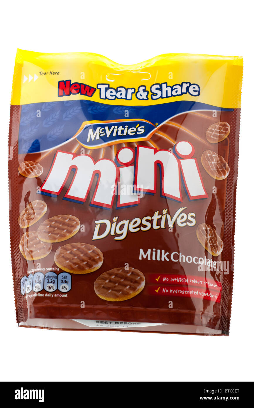 New Tear and Share McVitie's mini digestives milk chocolate biscuits ...