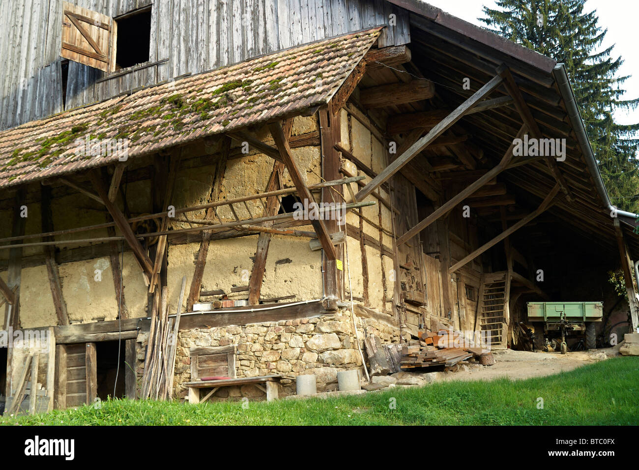 Half timbered house in the forest hi-res stock photography and images ...
