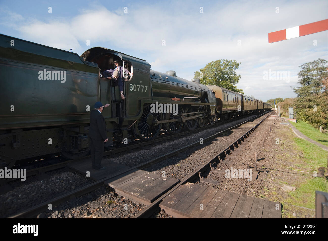 Sir Lamiel, King Arthur Class Locomotive, The Bluebell Railway, Sussex ...