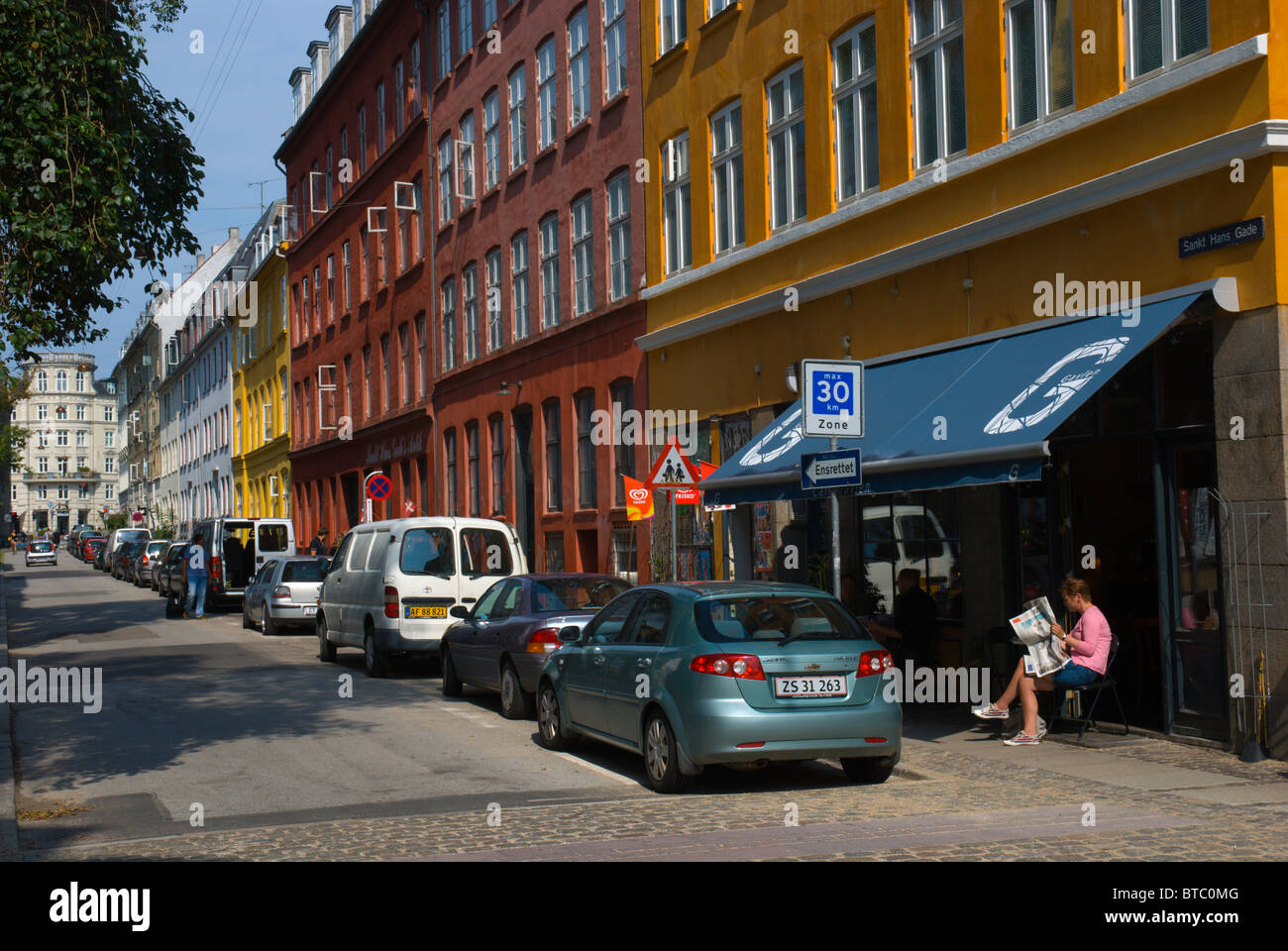 Norrebro district central Copenhagen Denmark Europe Stock Photo - Alamy