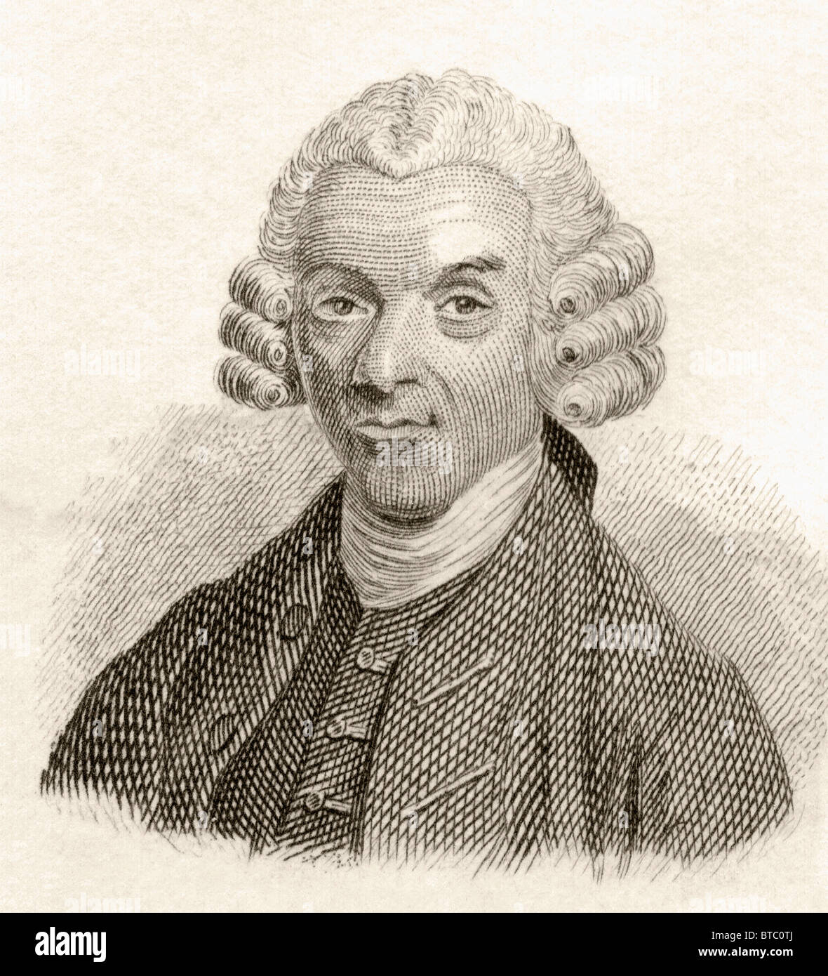 William Hunter, 1718 - 1783. Scottish anatomist and physician Stock ...