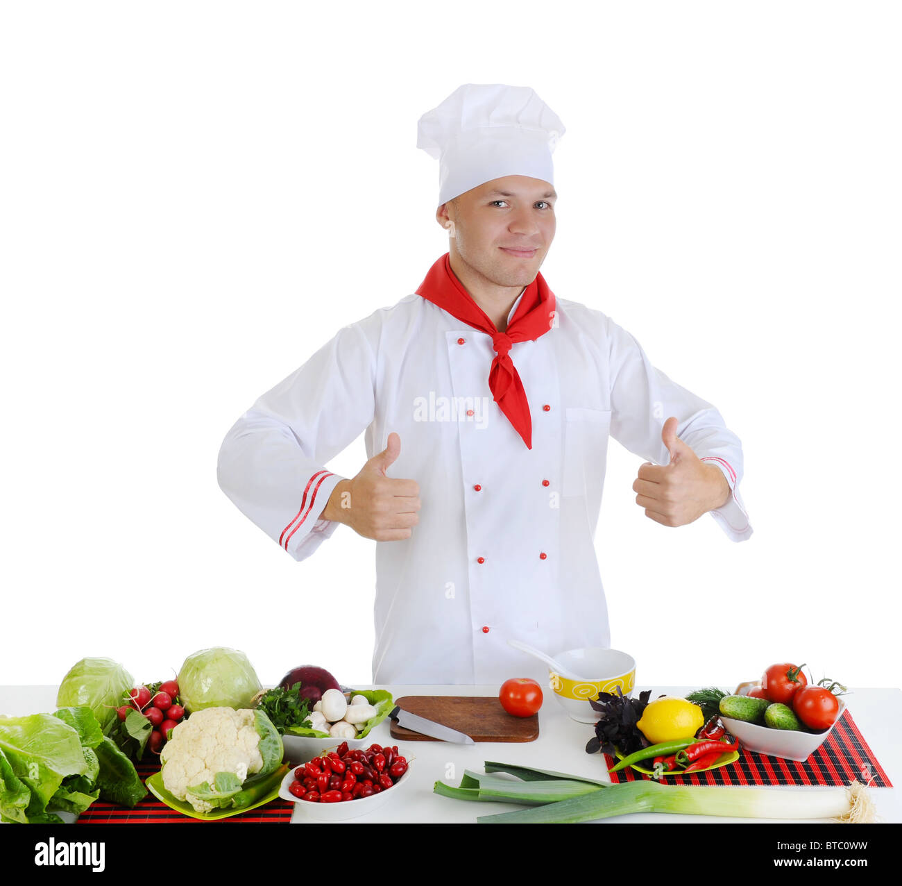 Chef at restaurant Stock Photo - Alamy