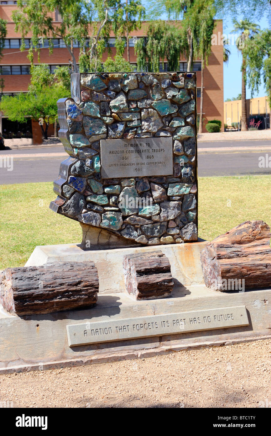 Arizona Confederate Troops Memorial Phoenix Arizona Stock Photo - Alamy