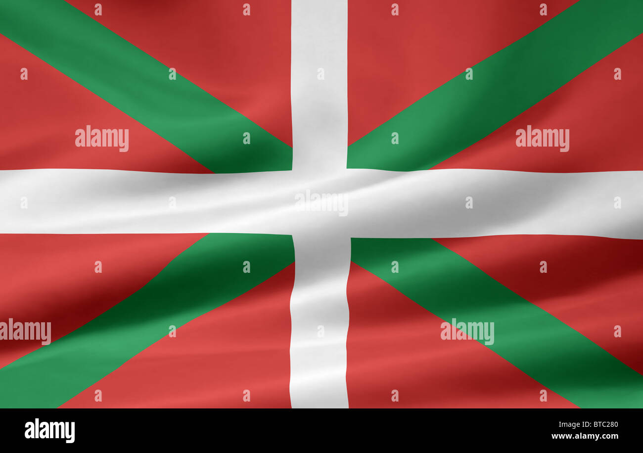 Very large flag of Basque Country Stock Photo - Alamy