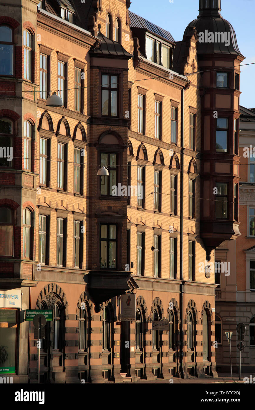 Sweden, Malmö, Malmo, historic architecture, street scene Stock Photo ...