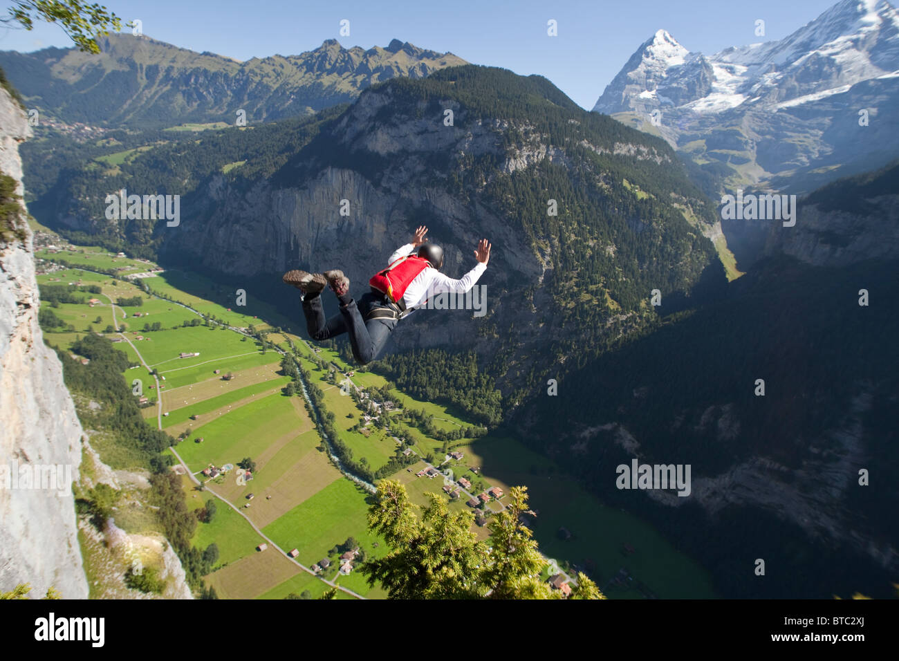 Man falling down mountain hi-res stock photography and images - Alamy