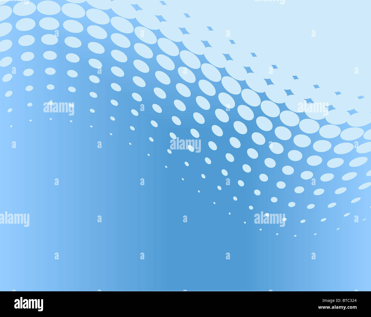 Abstract illustrated background of blue dot pattern Stock Photo - Alamy