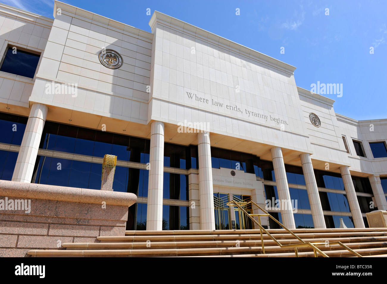 State Court Building Phoenix Arizona Stock Photo - Alamy