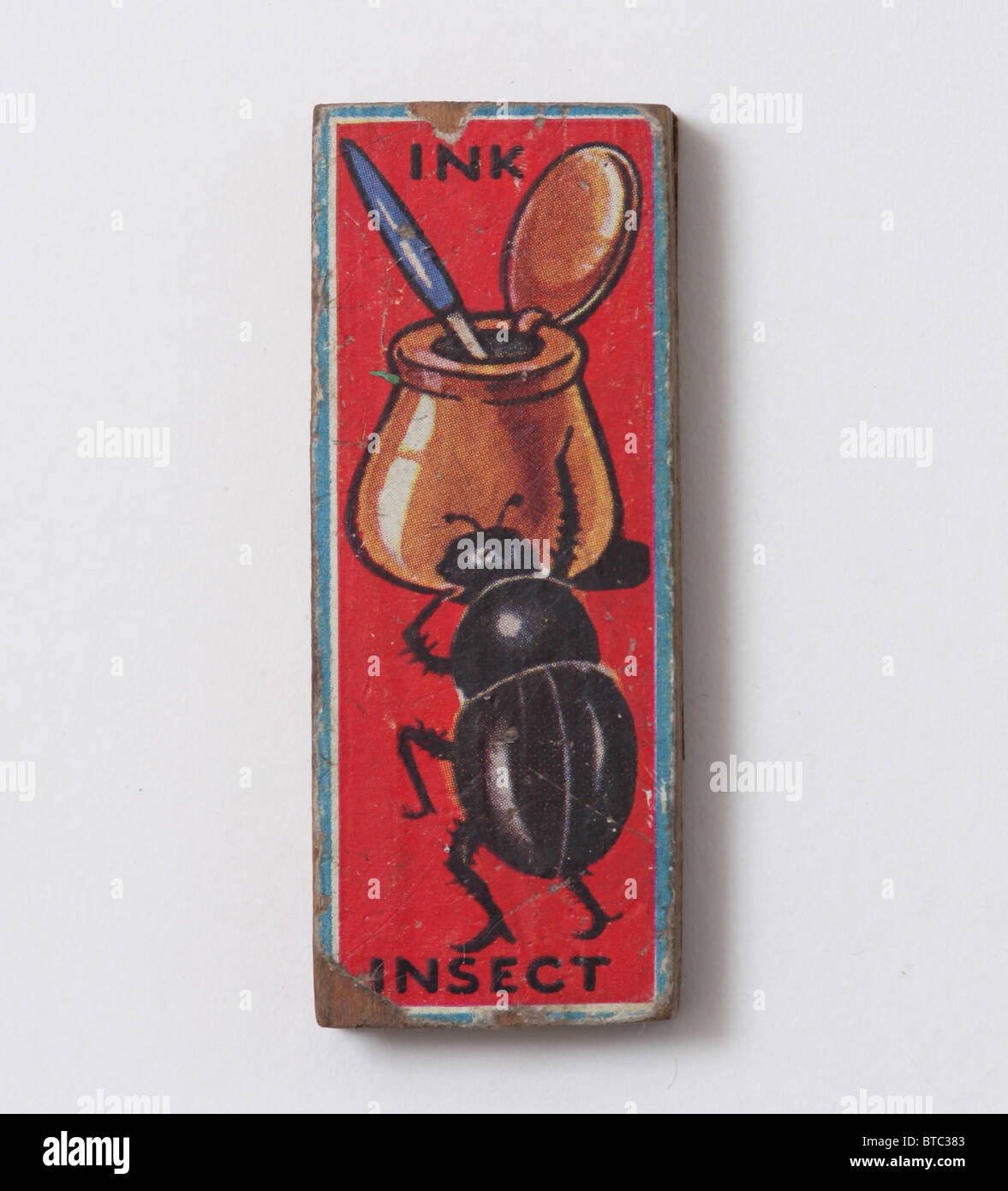 Antique wooden letter I Stock Photo - Alamy