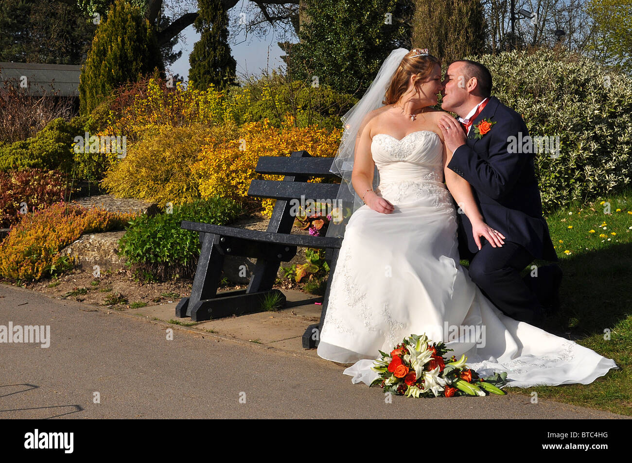 Kneeling Bride High Resolution Stock Photography and Images - Alamy