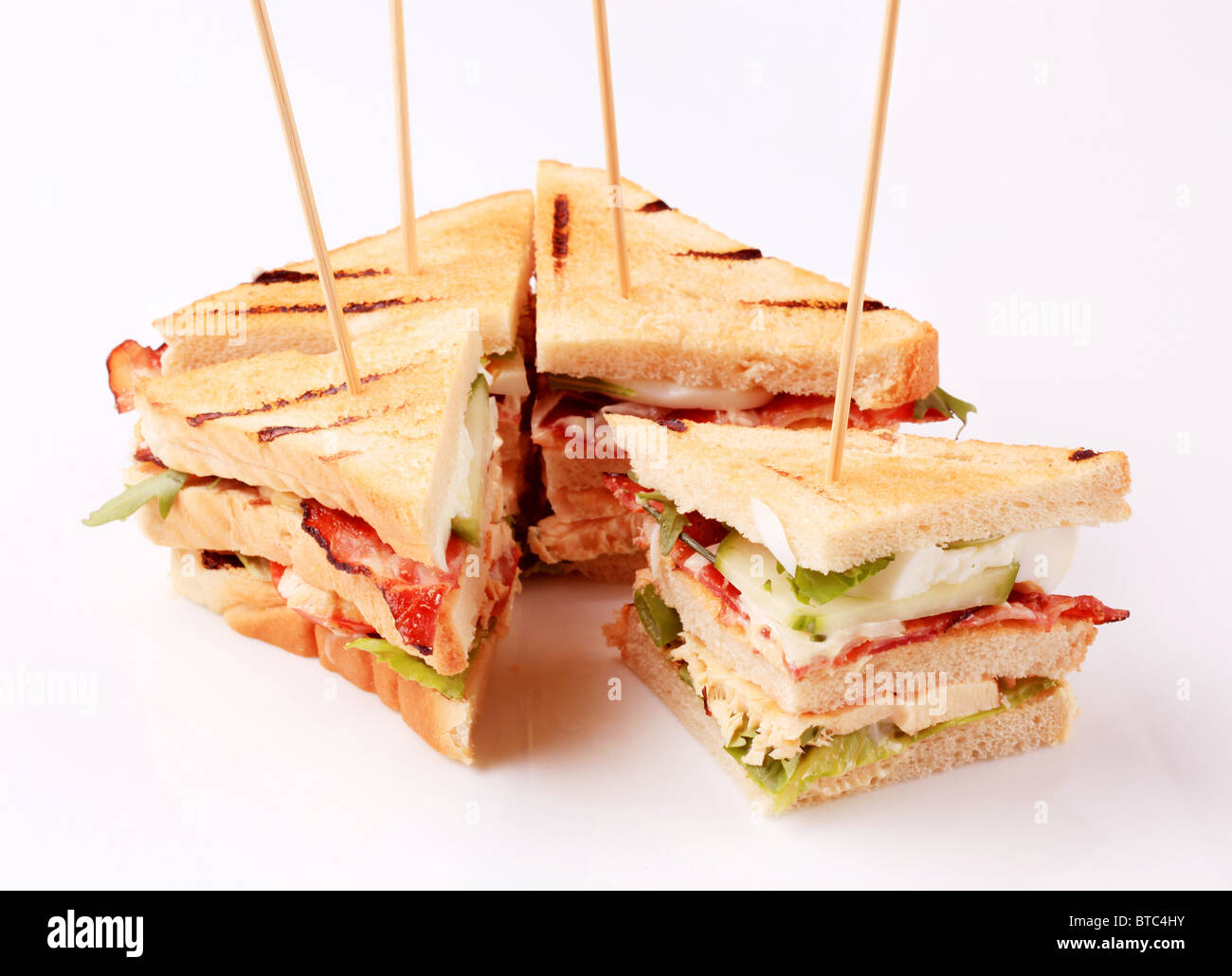 Triple decker sandwich hi-res stock photography and images - Alamy
