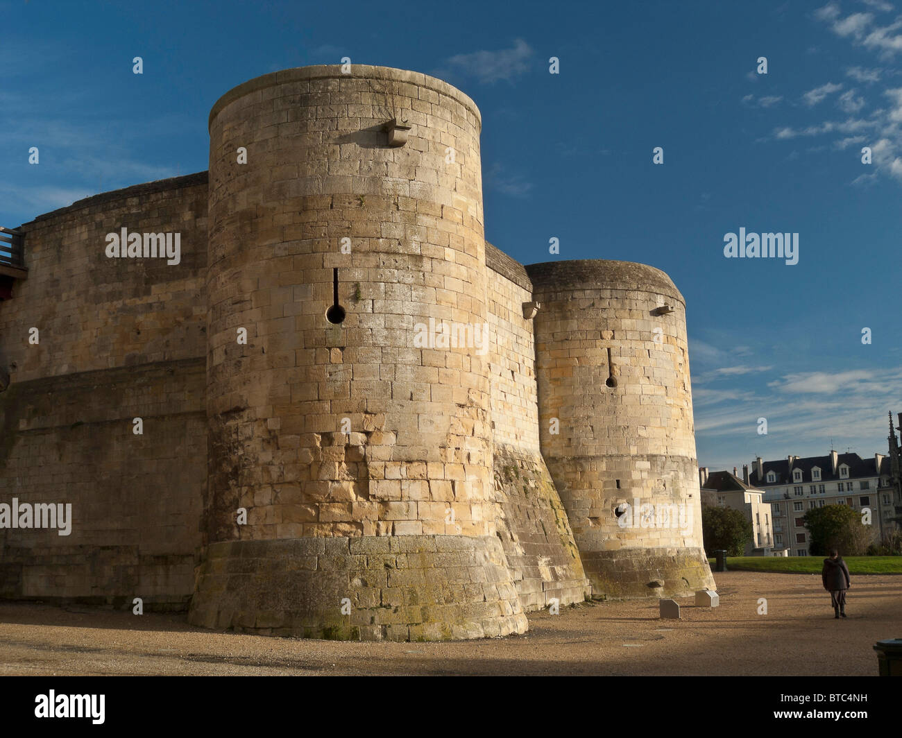 Château de Caen Castle of the duke of normandy Stock Photo - Alamy