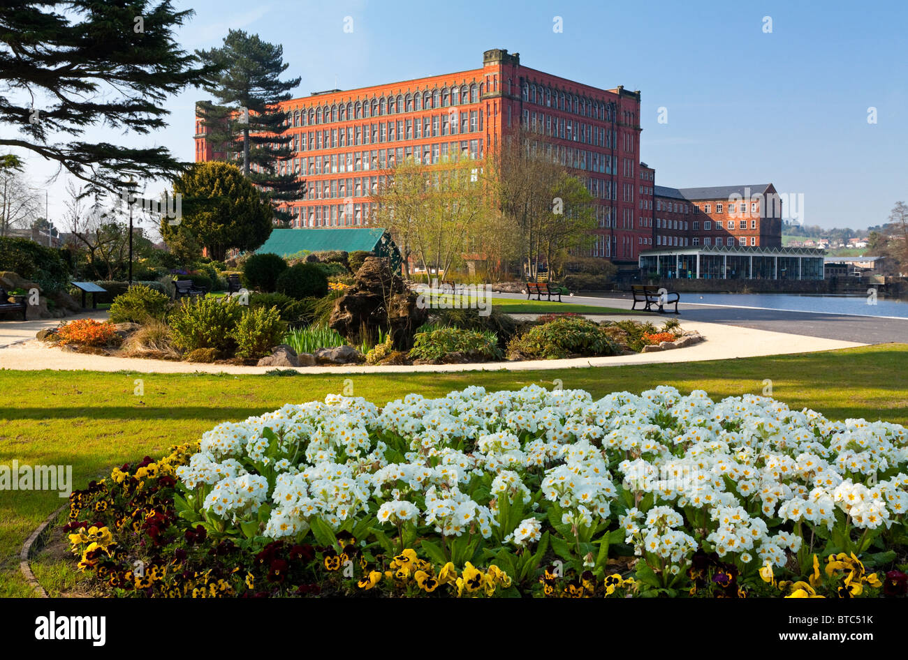 Strutt's North Mill Belper Derbyshire UK a former cotton mill built in ...