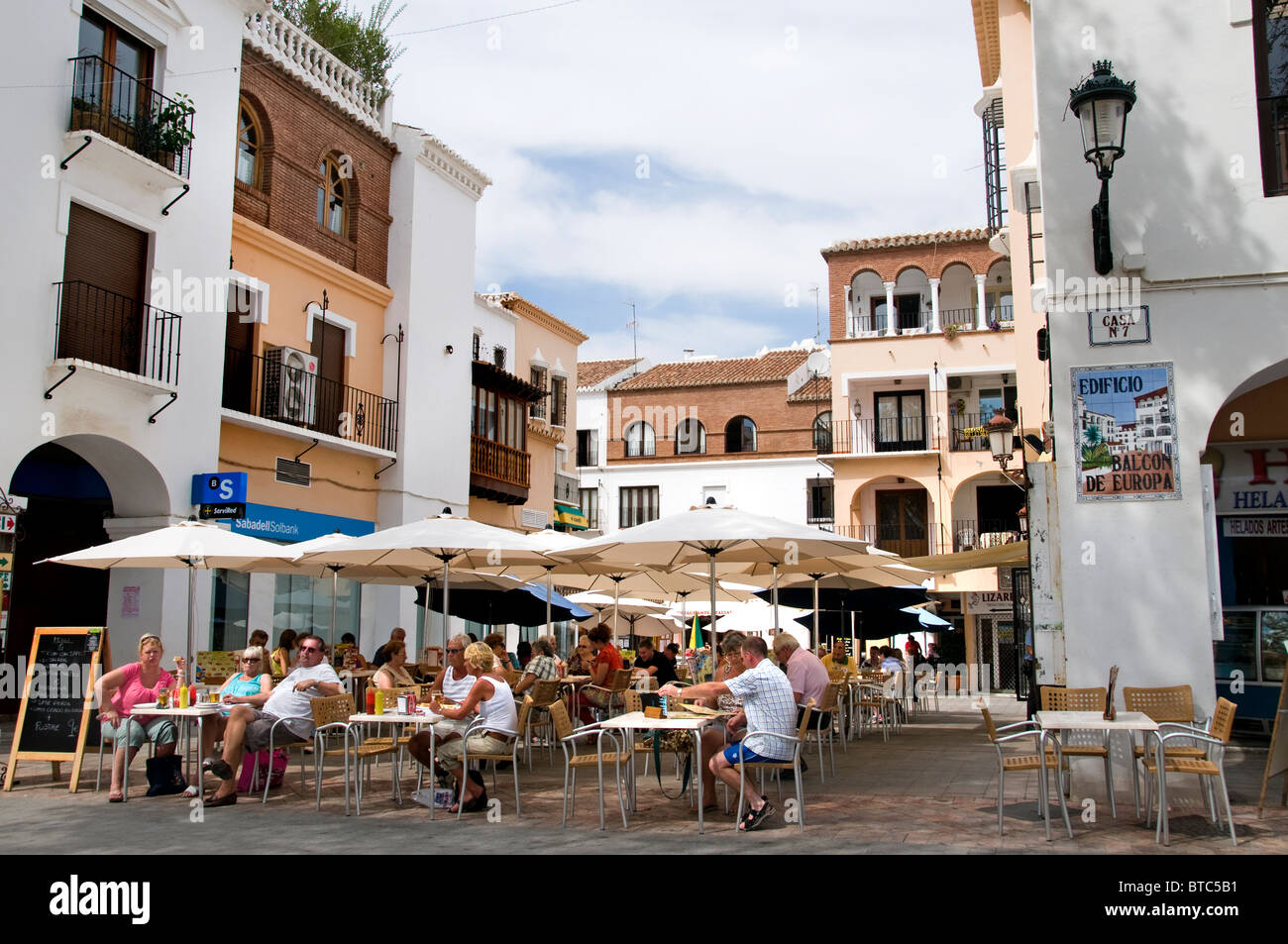 Nerja ( Balcon de Europa ) Beach Town Sea Spain ( Malaga ...