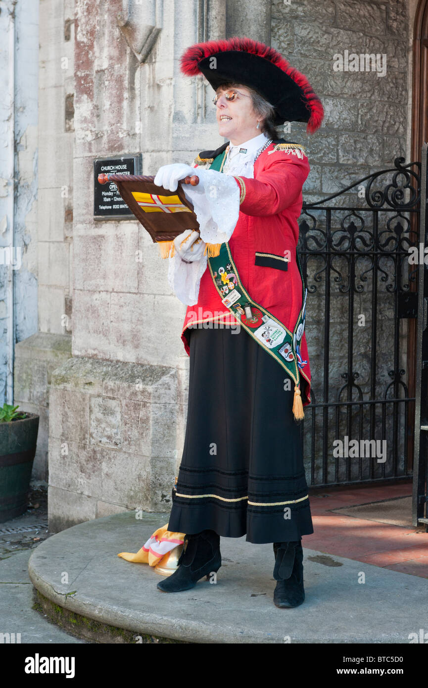 Female town crier hi-res stock photography and images - Alamy