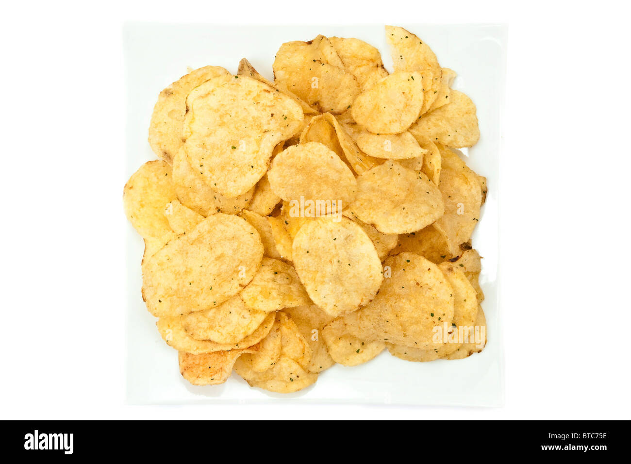 Heap of chips Stock Photo - Alamy