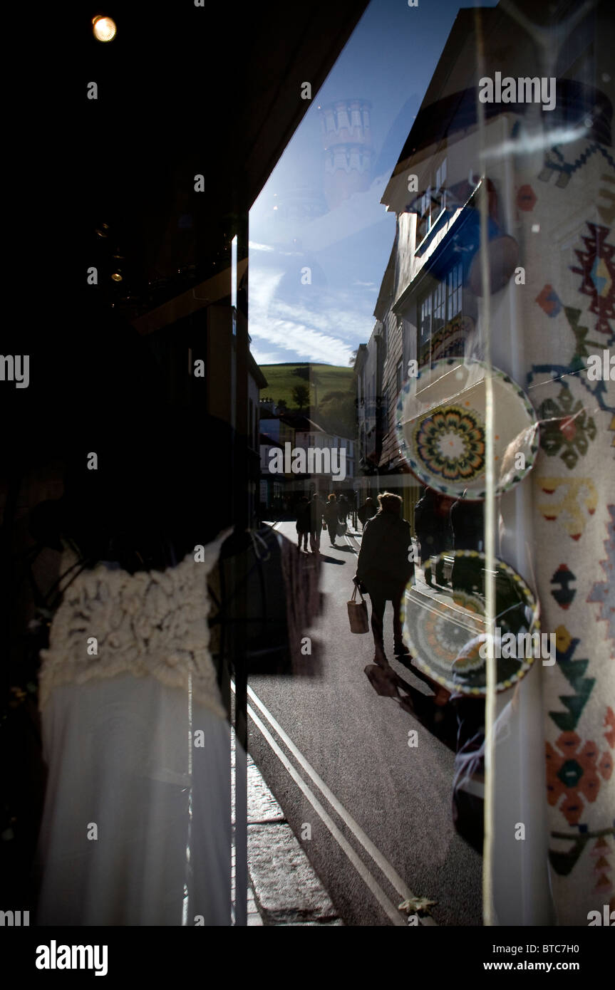Totnes high street,Ninth funkiest town in the world,Totnes, South Hams ...