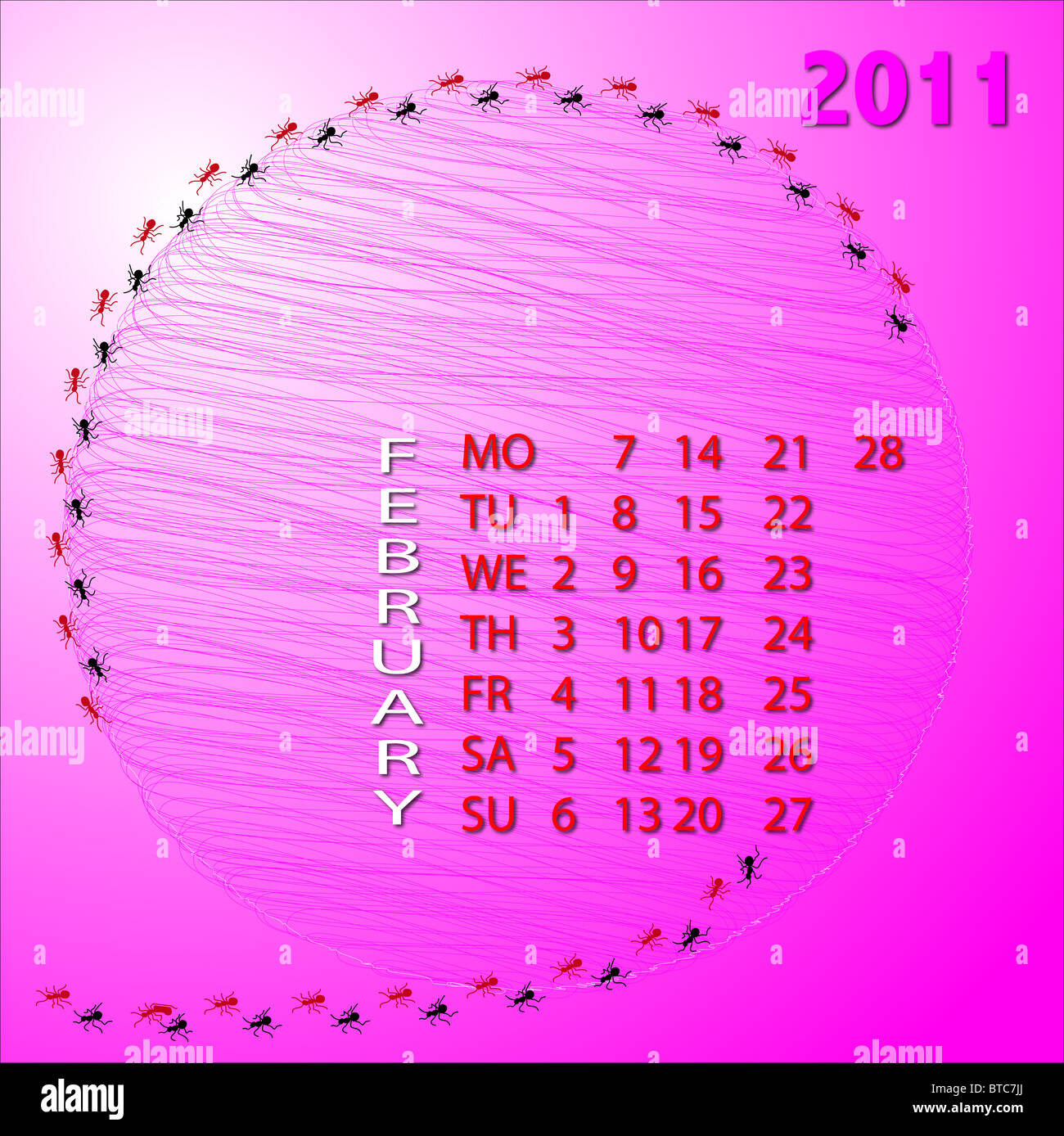 calendar year 2011 Stock Photo - Alamy