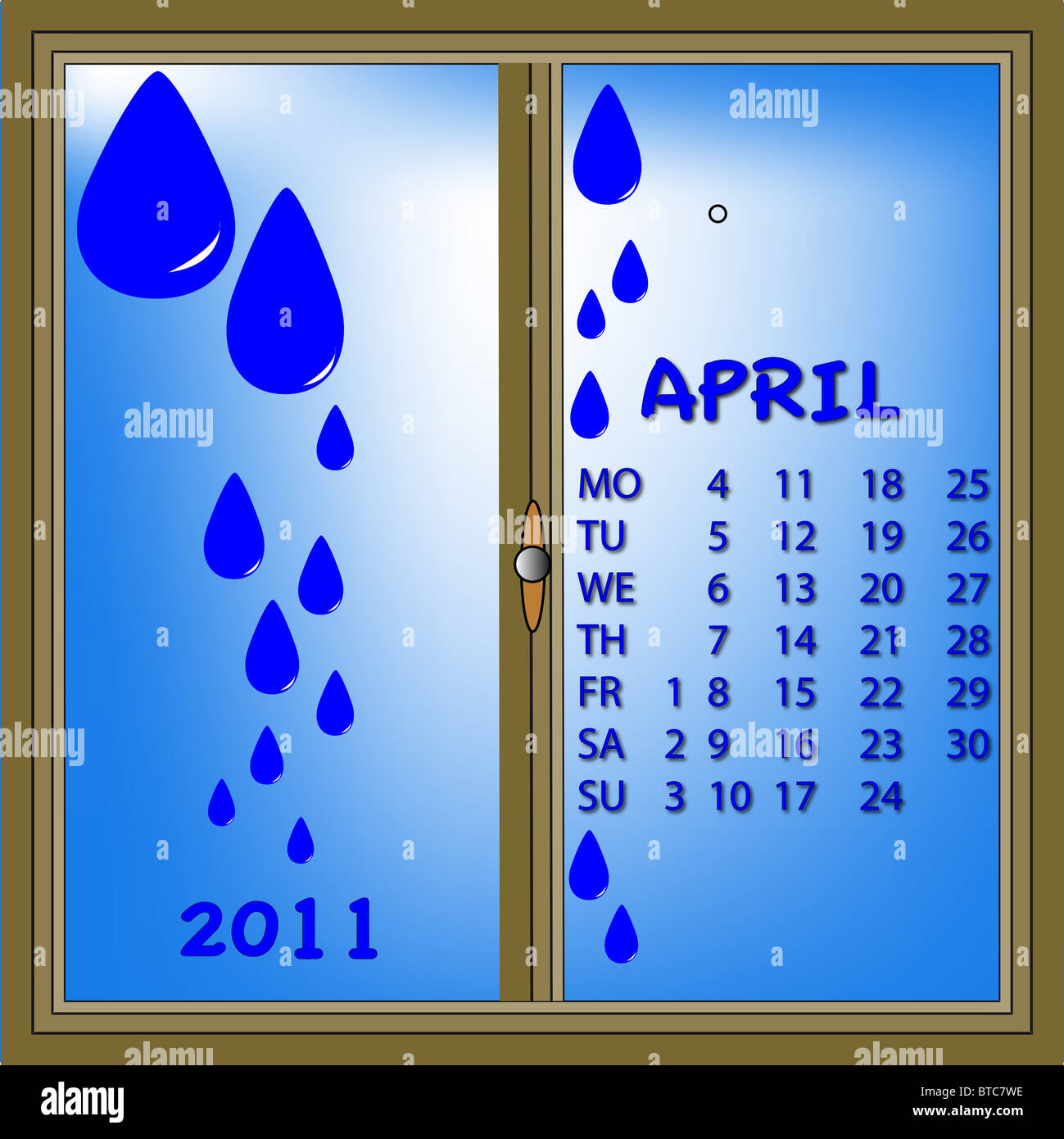 calendar year 2011 Stock Photo - Alamy