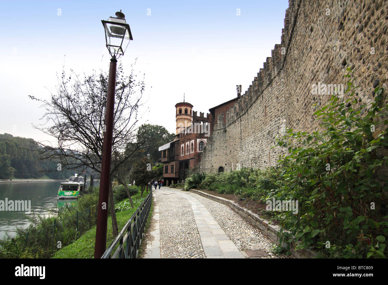 Medieval village, Turin, Italy Stock Photo - Alamy