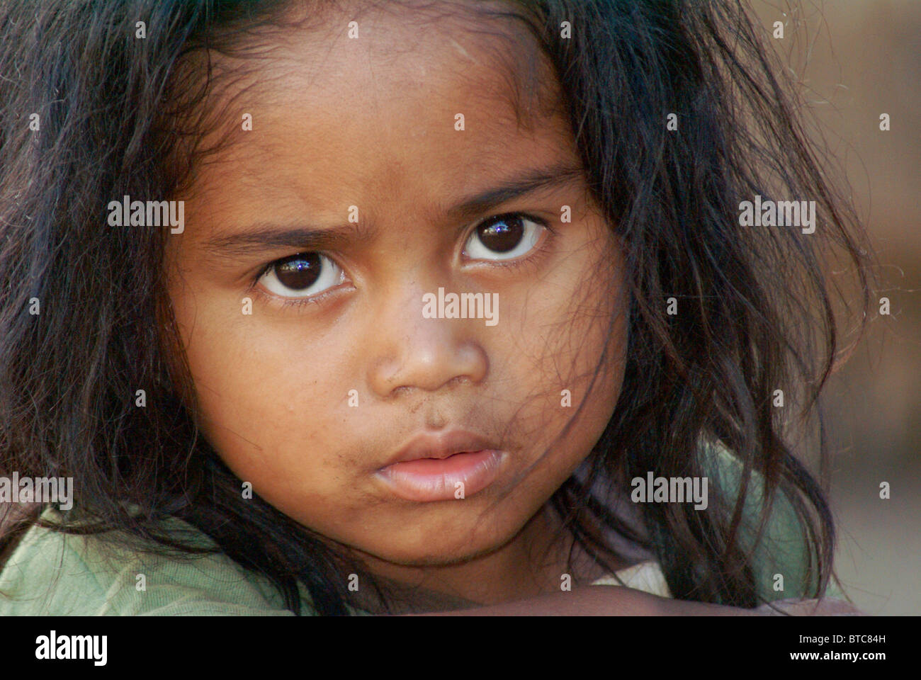 Madagascar, A portrait of a young Madagascan girl Stock Photo - Alamy