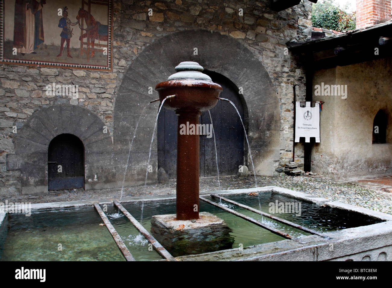 Medieval village, Turin, Italy Stock Photo - Alamy
