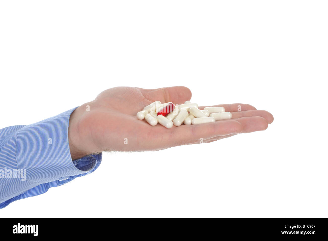 Taking tablets Cut Out Stock Images & Pictures - Alamy