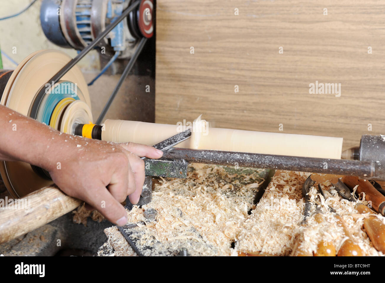 Hand lathe tools hi-res stock photography and images - Alamy