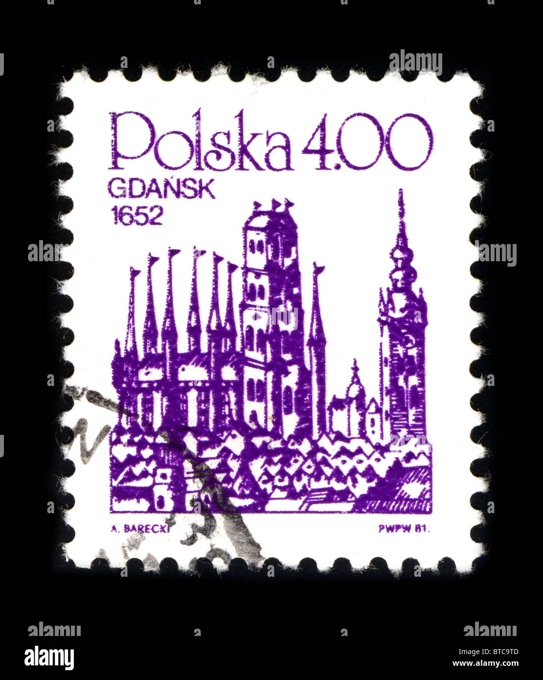 Danzig stamp hi-res stock photography and images - Alamy