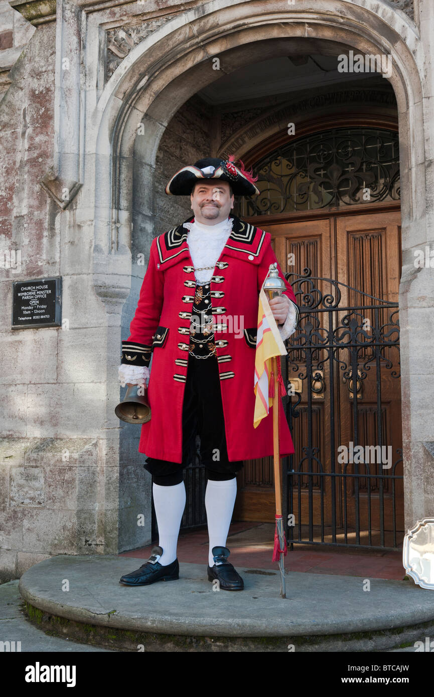 Iain Mitchell (West Moors) competes in the Dorset Town Crier ...