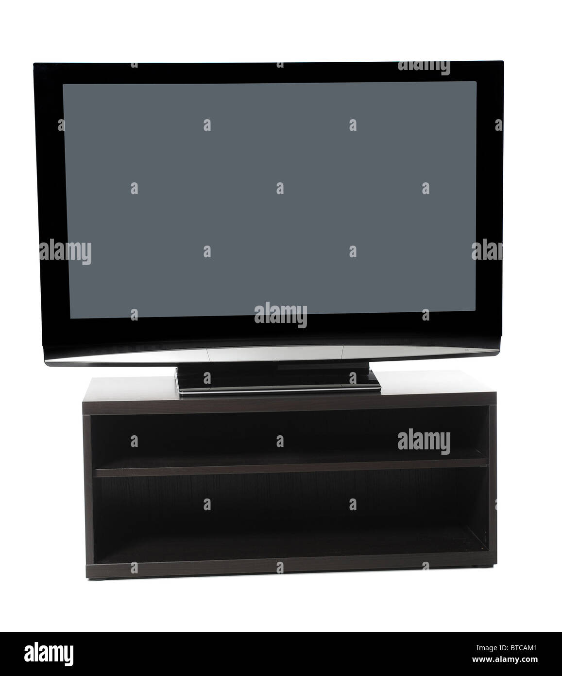 White modern desk computer Cut Out Stock Images & Pictures - Alamy