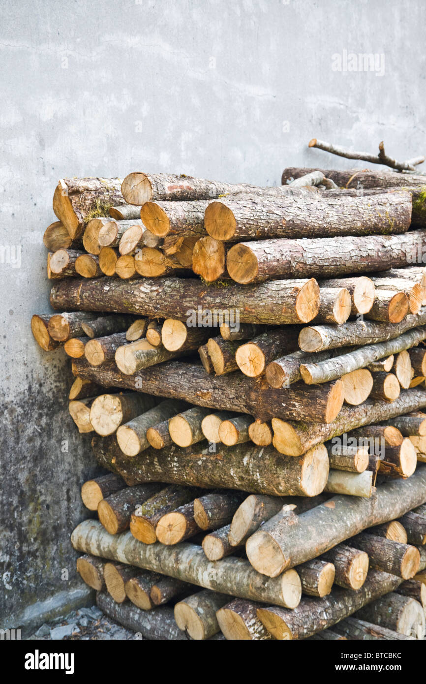 Wood stockpile hi-res stock photography and images - Alamy