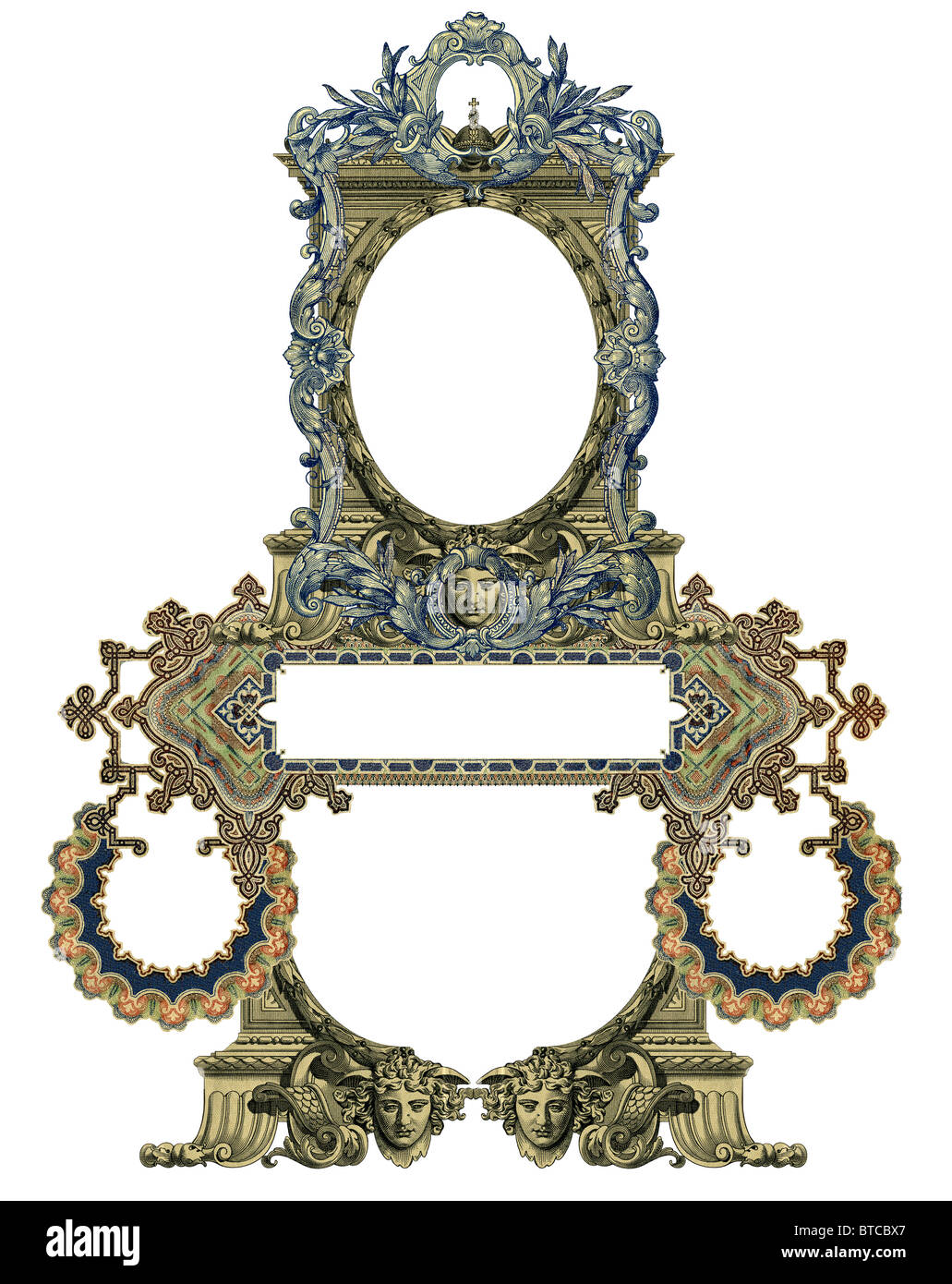 Old Victorian frame Stock Photo - Alamy