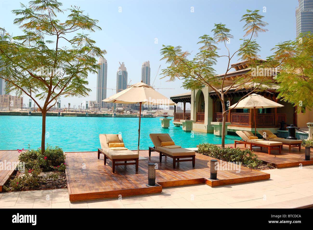 Arabic style swimming pool hi-res stock photography and images - Alamy