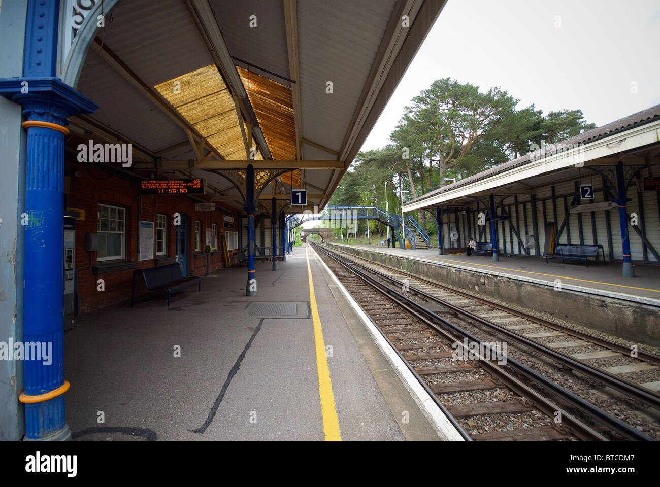 Sway railway station new forest hi-res stock photography and images - Alamy